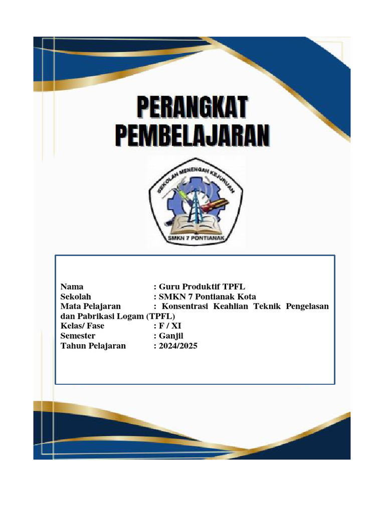 Modul Ajar Jurusan TPFL (XI LAS) - New | PDF