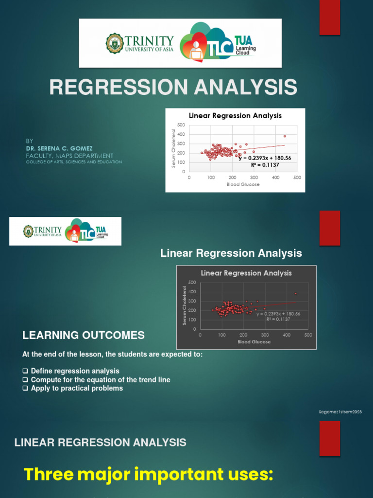 Linear Regression Analysis | PDF | Dependent And Independent Variables ... Linear Regression Analysis | PDF | Dependent And Independent Variables ...