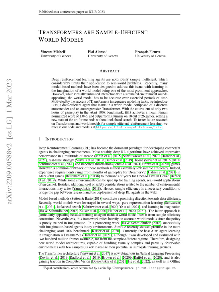 Transformers + Reinforcement Learning | PDF | Cognition | Cognitive Science