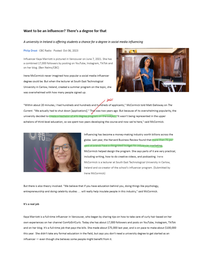 Wk1 Annotation Exercise | PDF | Mass Media