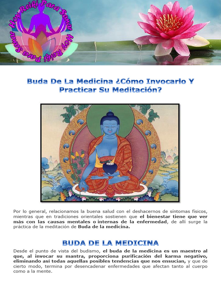 Buda de La Medicina | PDF | Meditación