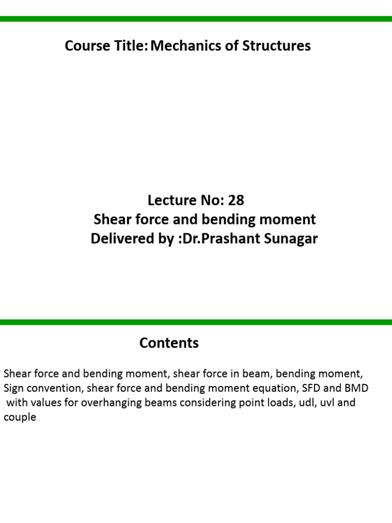 Mos 28 | PDF | Bending | Beam (Structure)