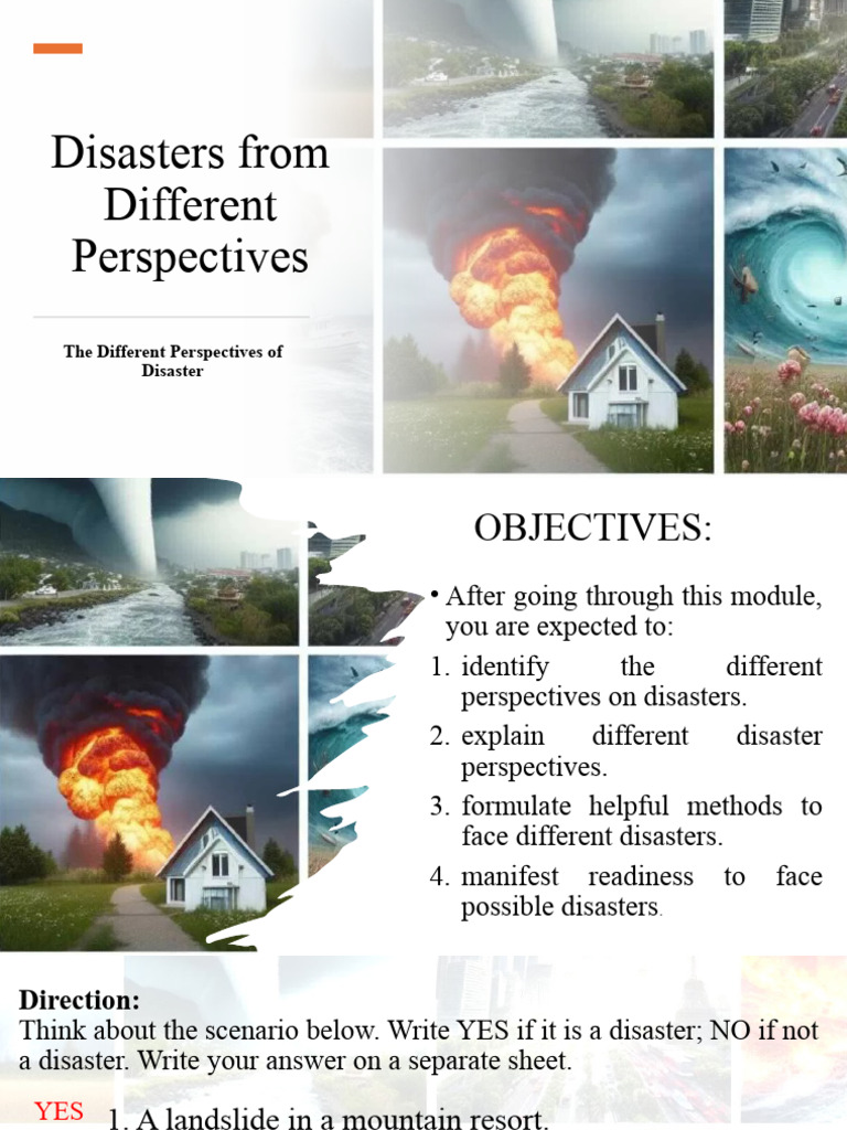 Disaster Perspectives Explained | PDF | Natural Disasters ...