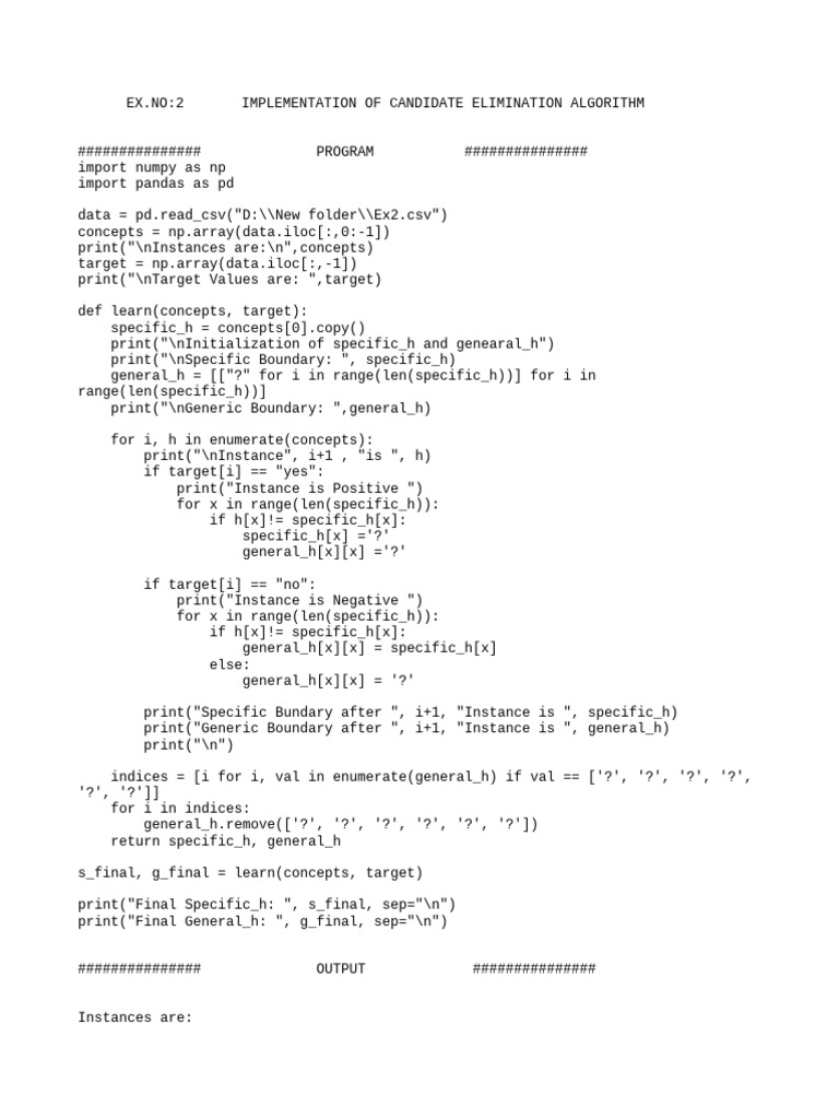 Ex-2 | PDF | Algorithms And Data Structures | Algorithms