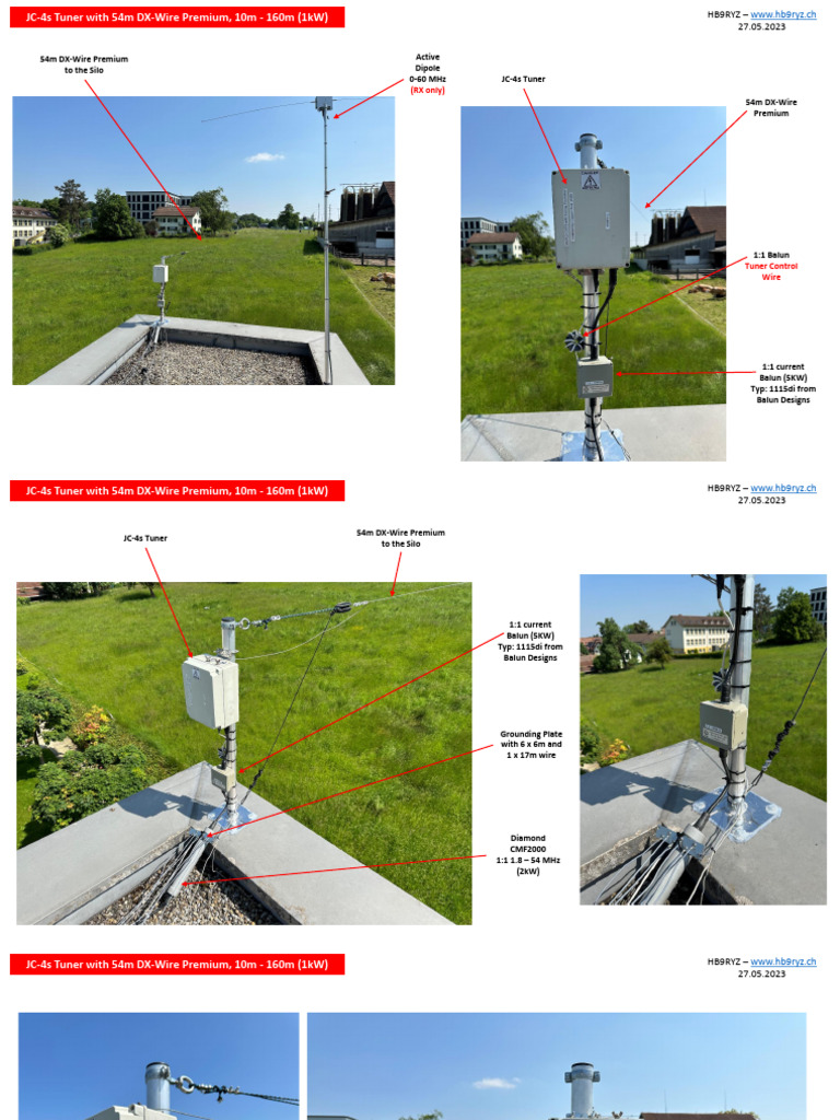 JC-4s Tuner & 54m DX-Wire Setup Guide | PDF | Electromagnetic Radiation ...