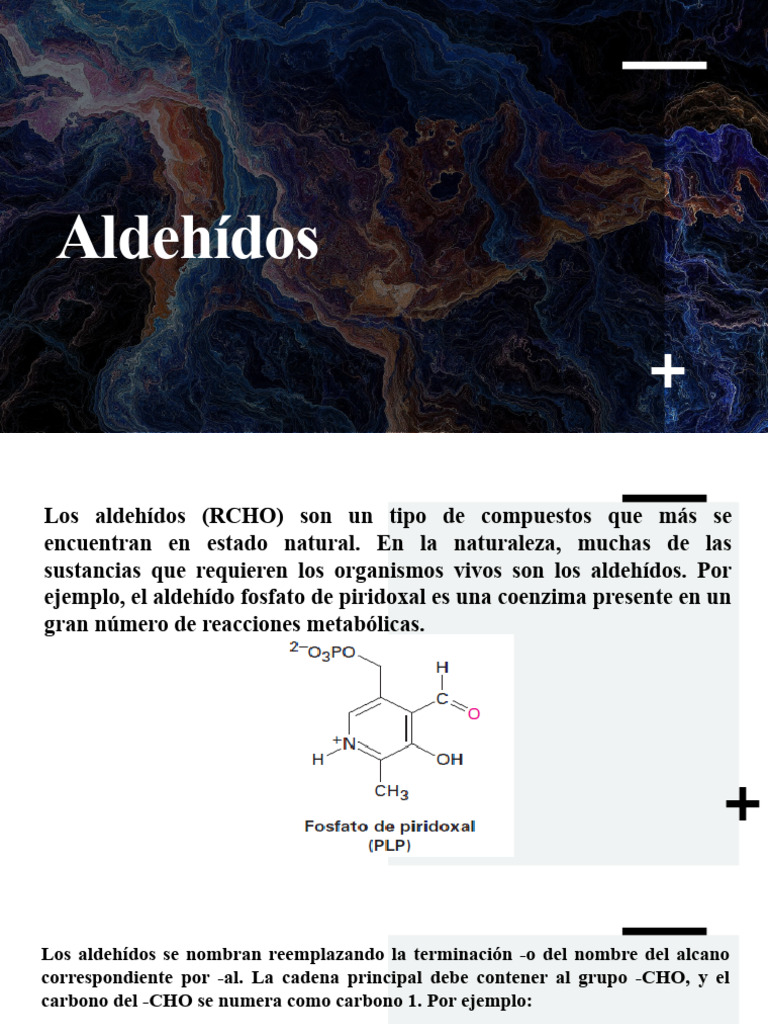 Aldehídos | PDF | Aldehído | Química Orgánica