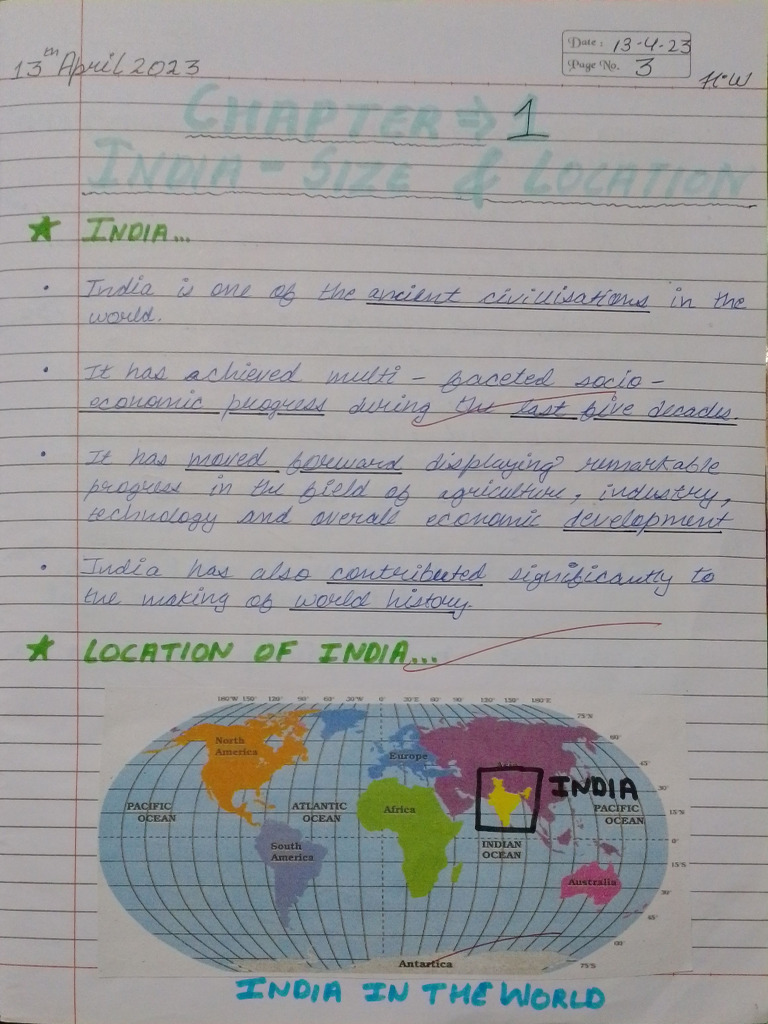 Class 9th Geography Notes | PDF