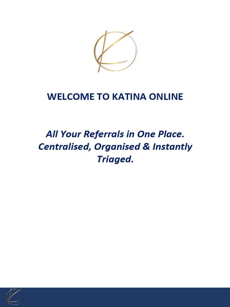 Katina Online User Manual Guide | PDF | Mental Disorder | Personality ...