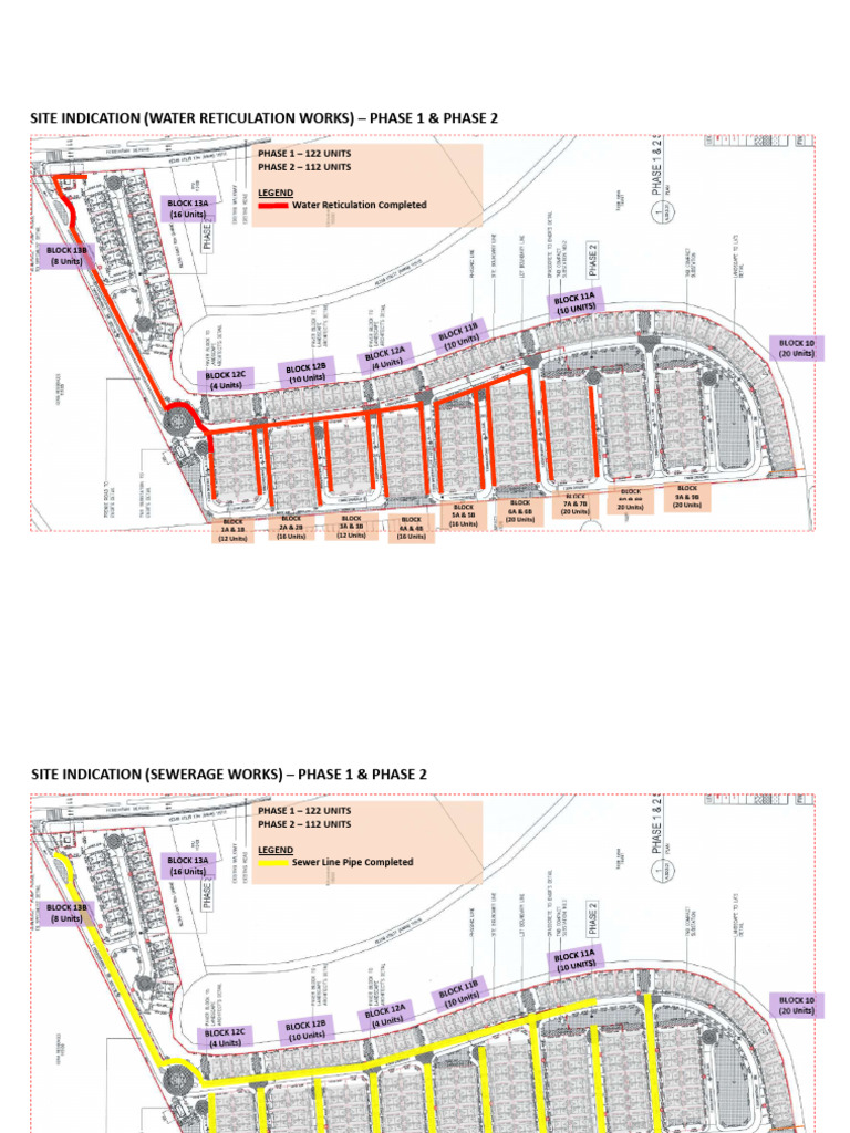 11a-Site Indication (Infra) - Ph.1 & Ph.2-1 | PDF | Sanitary Sewer ...