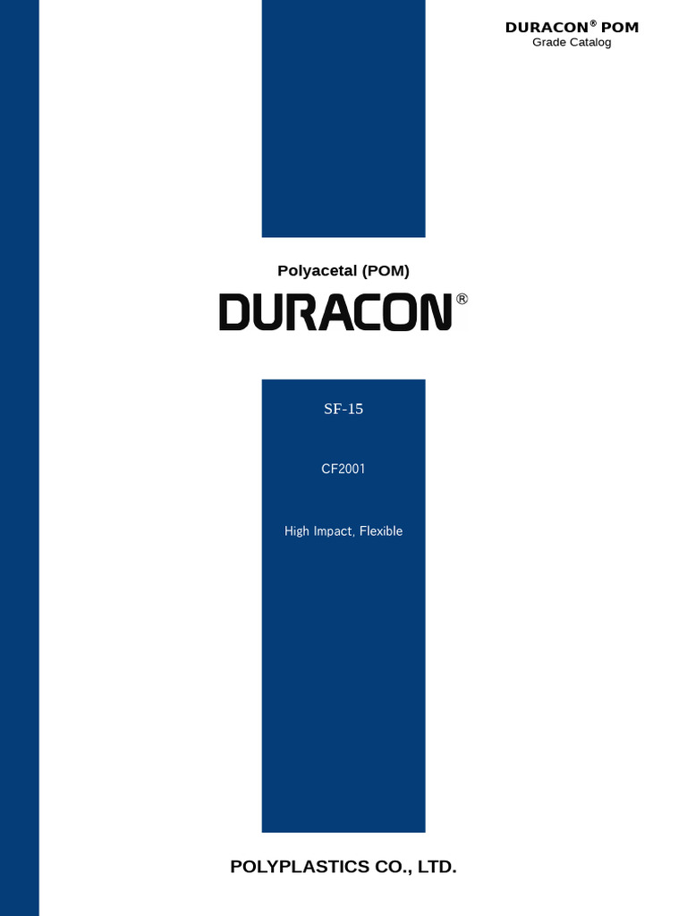 Pom Hi Duracon SF-15 | PDF | Technology & Engineering