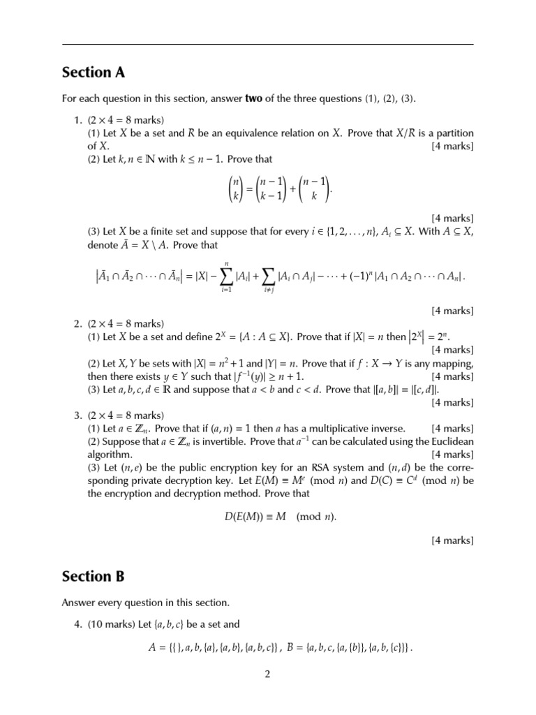 2023 exam | PDF | Mathematical Concepts | Mathematics