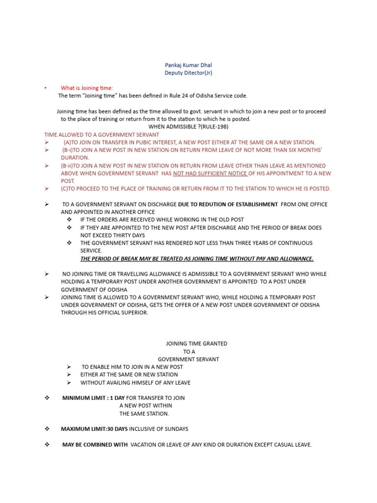 Joining Time | PDF | Government