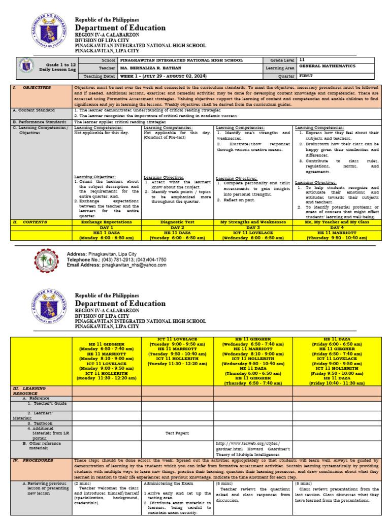 Who Am I Week 1 | PDF | Learning | Educational Technology