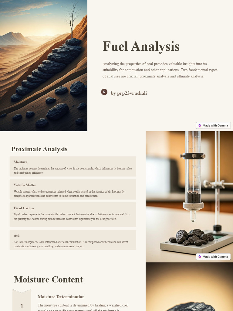 Fuel Analysis 1 Pdf Combustion Coal