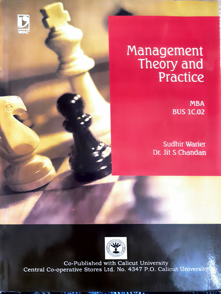 Management Theoryand Practice | PDF | Change Management | Leadership