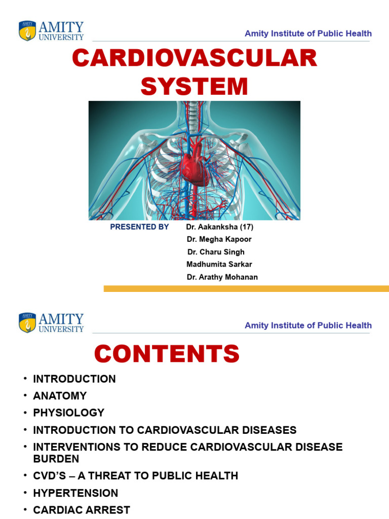 GROUP1 Cardio Vascular System Human Biology | PDF | Atrium (Heart) | Coronary Artery Disease