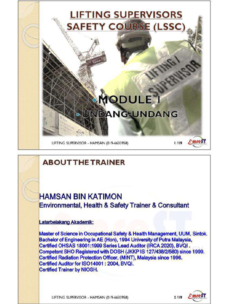 Lifting Supervisor Zoom Slide 15&16 March 2021 | PDF