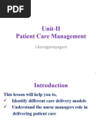 Nursing Care Delivery Models Explained | PDF