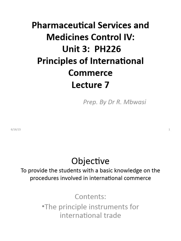 L6 International Trade | PDF | Letter Of Credit | Business