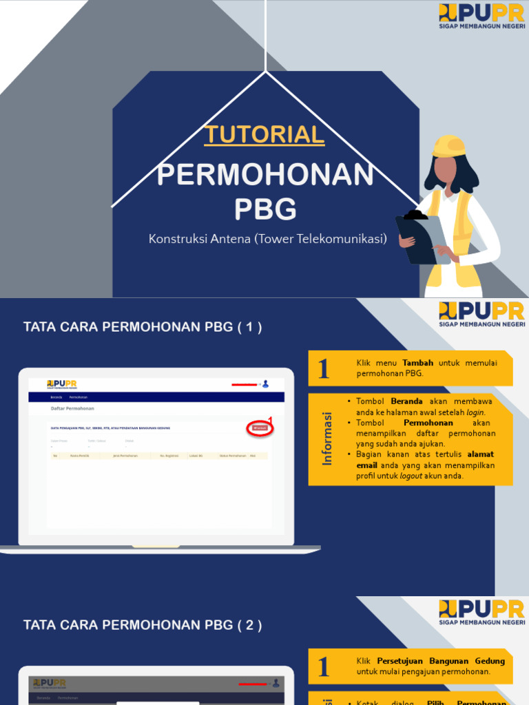 Tutorial Prasarana SIMBG PBG SLF | PDF