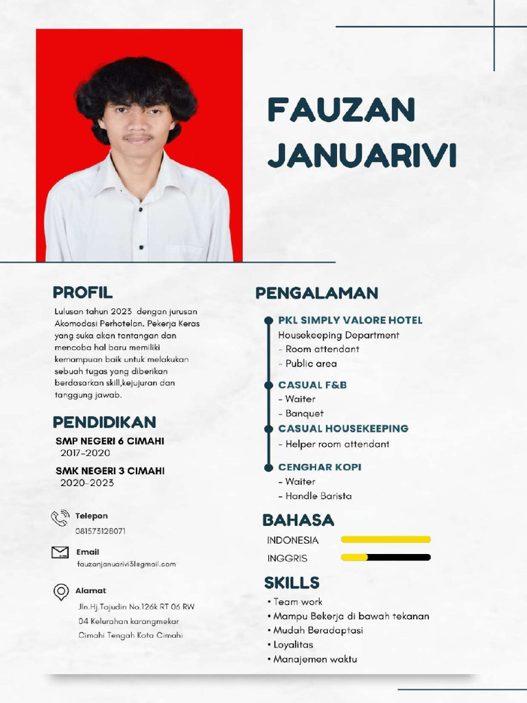 CV Fauzan Januarivi | PDF