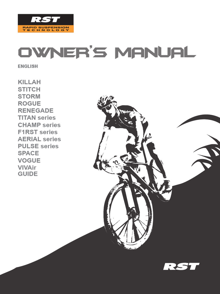 RST Suspension Fork Owner's Manual | PDF