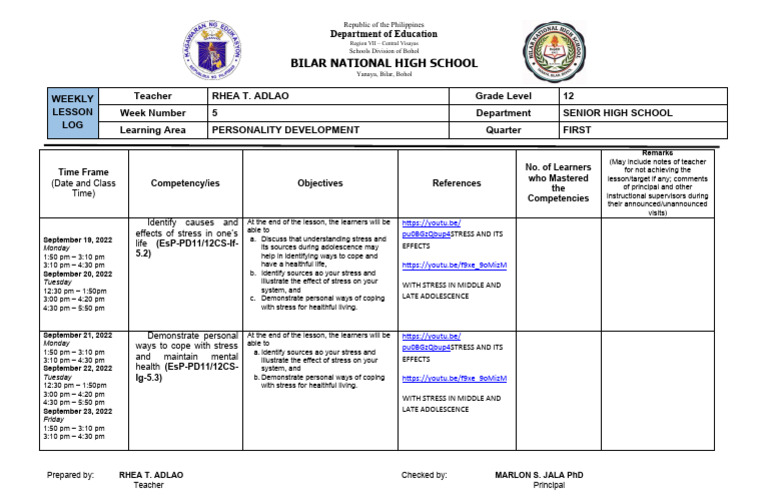 PERDEV W5 DLL | PDF | Cognition | Behavior Modification