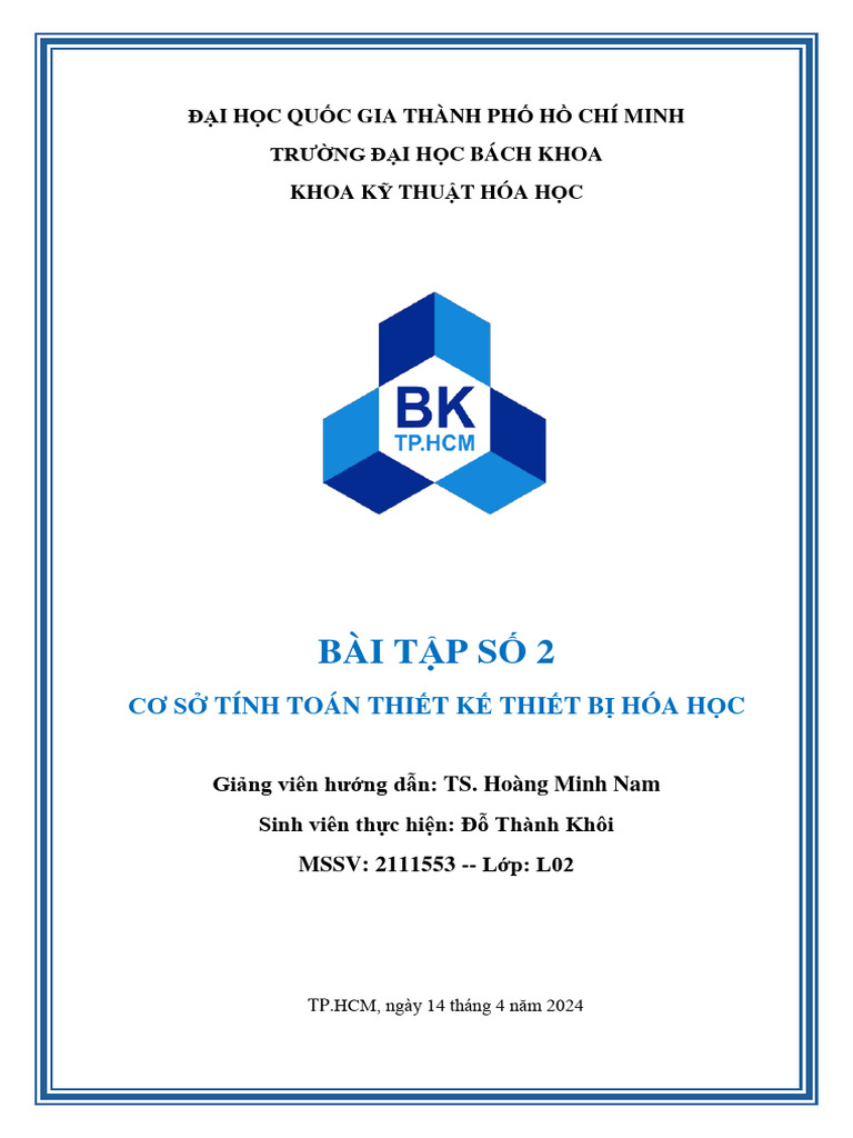 bài tập số 2 cstt | PDF