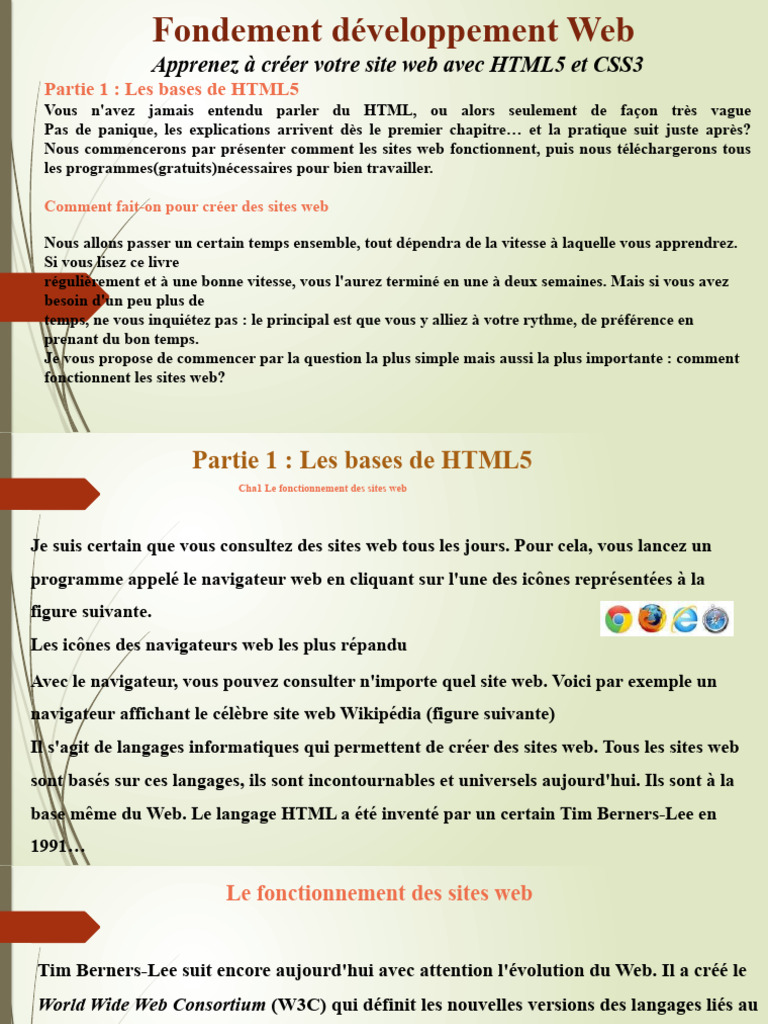 Fondement Web | PDF | Internet | Internet et Web