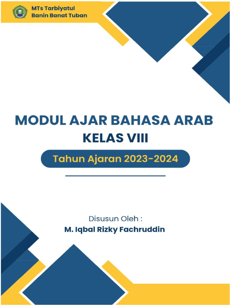 Modul Ajar Bahasa Arab Bab 4 | PDF