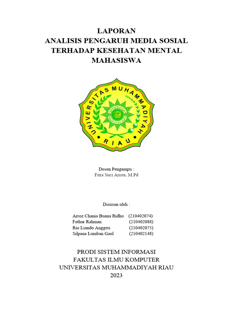 (Statistika) Revisi Laporan UTS | PDF