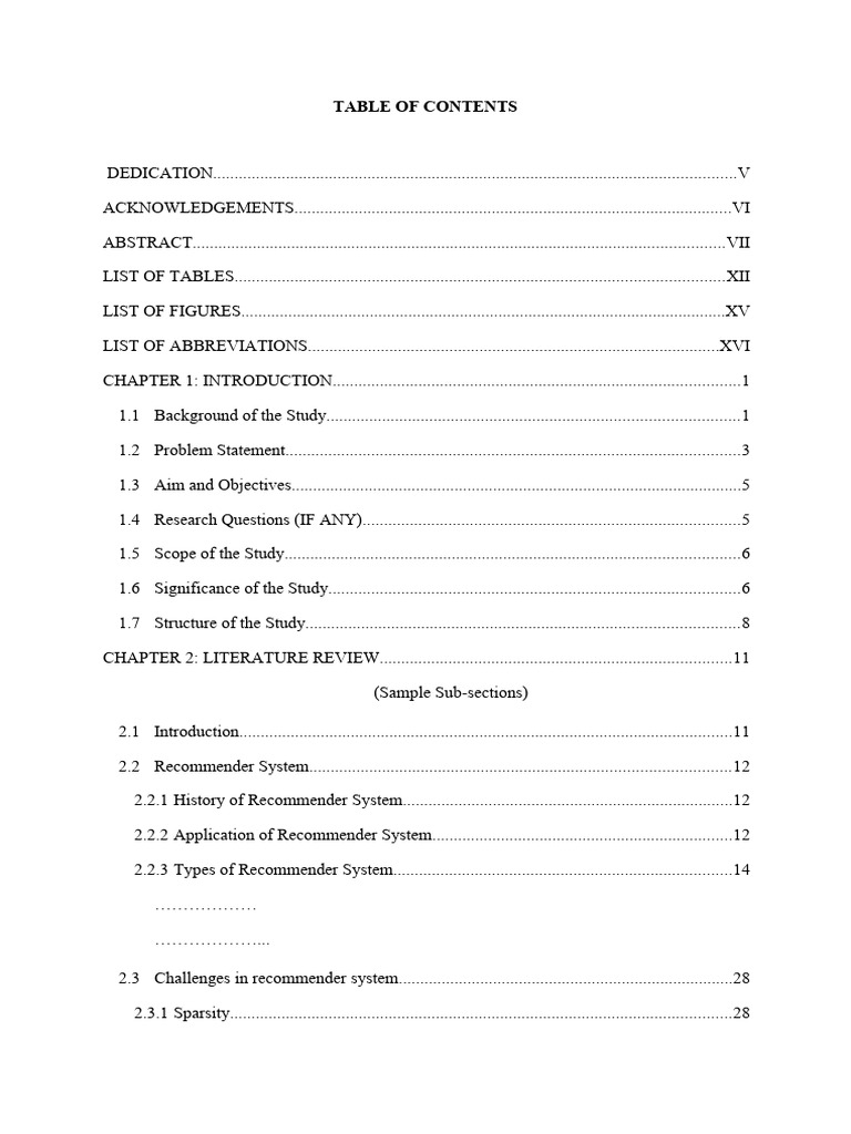 Table+of+Content Thesis Sample+B | PDF | Information Technology ...