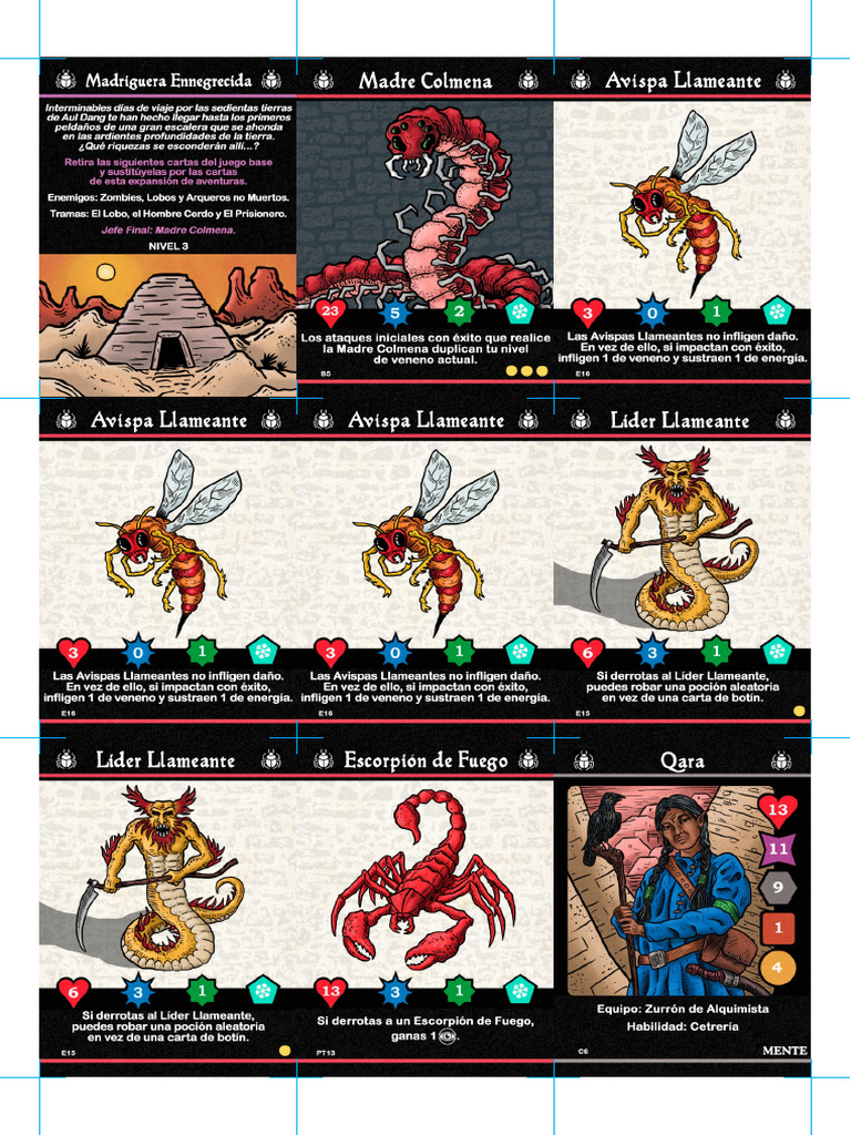 Cartas Exp 02 - Madriguera Ennegrecida | PDF