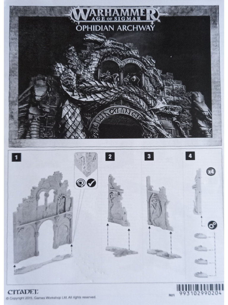Age of Sigmar Ophidian Archway Scenery | PDF