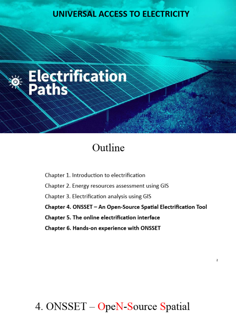 GIS-Based Electrification Tool Overview | PDF | Electrical Grid ...