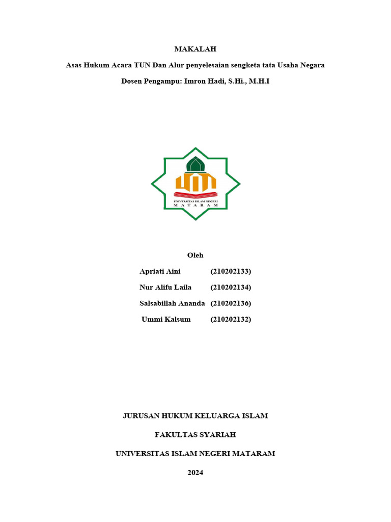 Tugas Tun Fiks | PDF