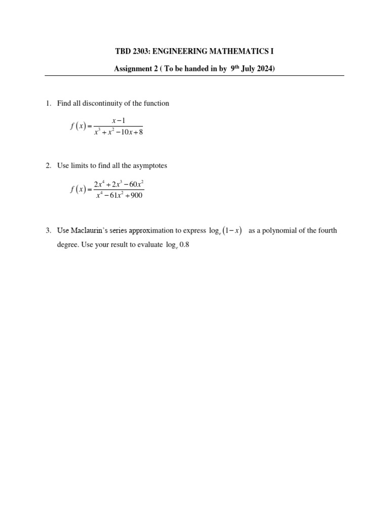 TBD 2303 - Assignment 2 | PDF