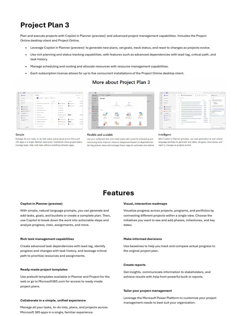 Project Plan 3 | PDF | Microsoft Windows | Mac Os