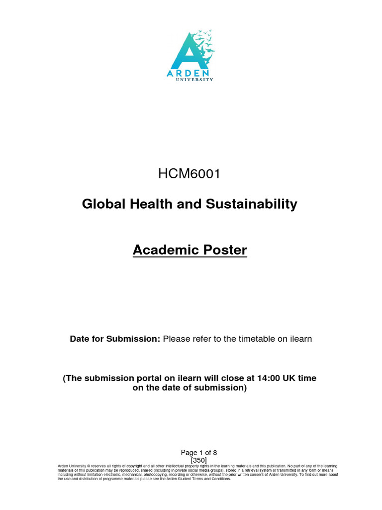 D8-Global Health Sustainability GHS HCM6001 350 2 | PDF | Theory | Learning