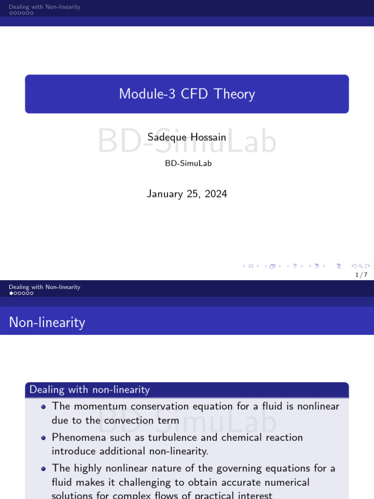 Module 3 Dealing With Non Linearity | PDF | Nonlinear System | Equations