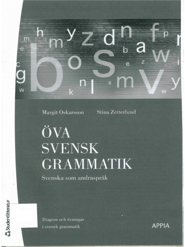 Öva Svensk Grammatik | PDF