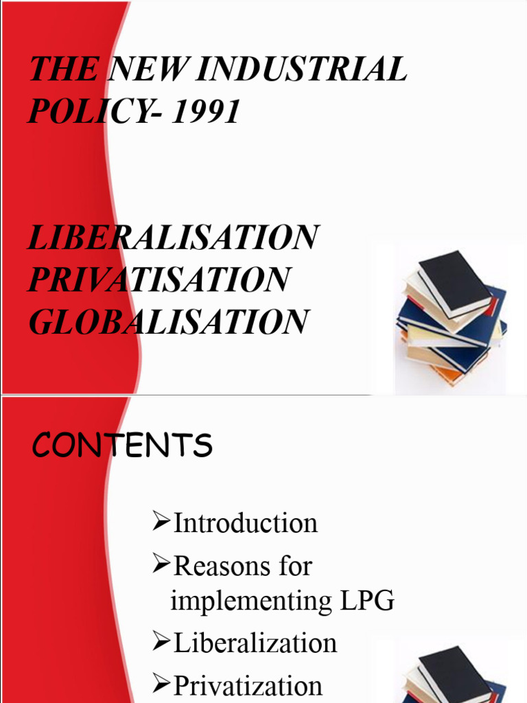 LPG: India's 1991 Economic Reforms | PDF | Privatization | Globalization