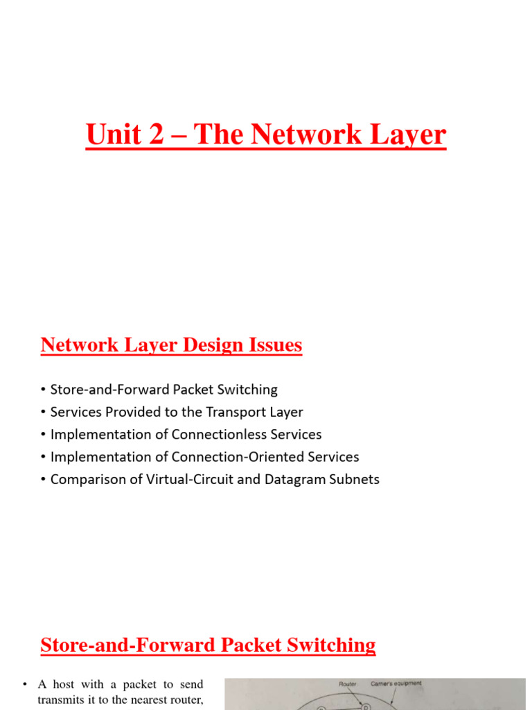 Cn Unit 2 Slides Pdf Routing Network Congestion