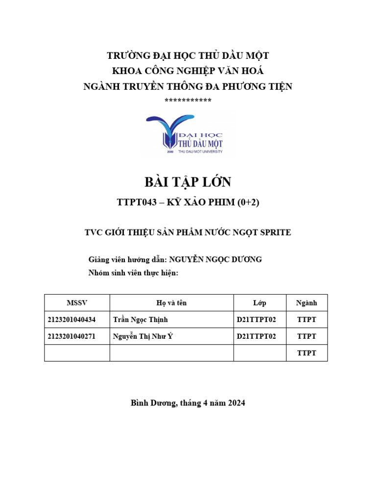 Mau BTL-TTPT043-Ky Xao phim-HK2.23-24 | PDF