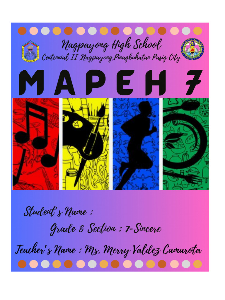 Mapeh Cover Page 7 Sincere | PDF