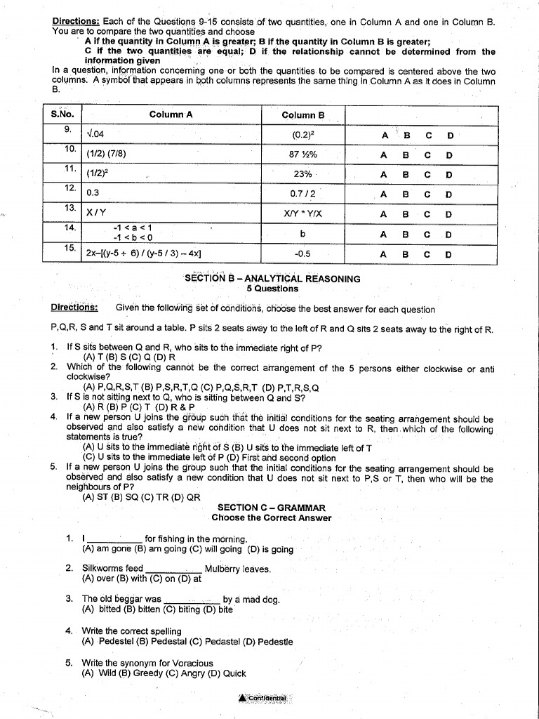 Aptitude Second Page | PDF