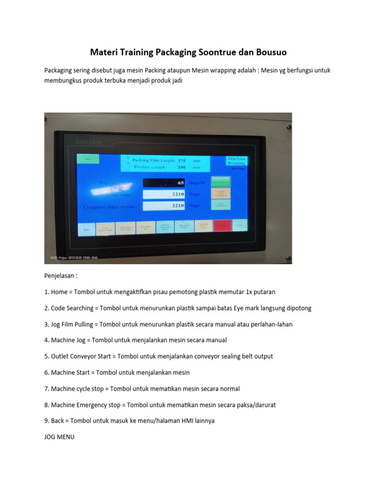 Materi Training Packaging | PDF