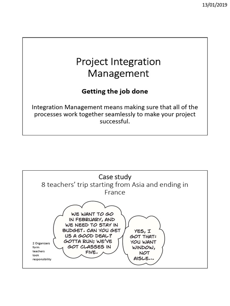 Project Integration Management Insights | PDF