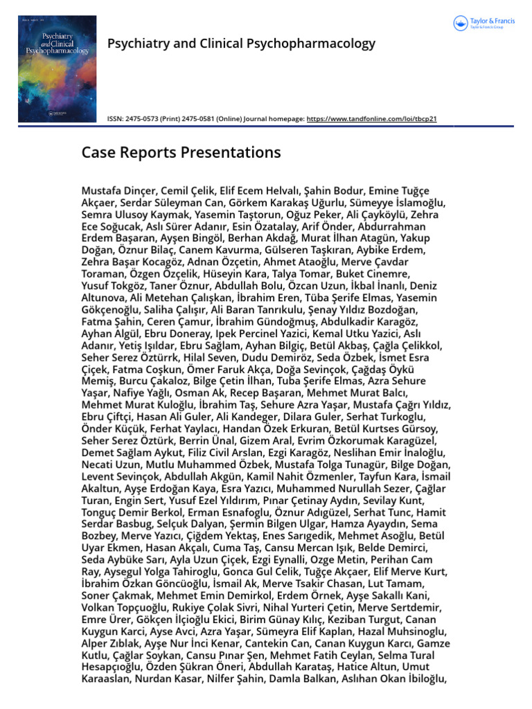 Case Reports Presentations | PDF