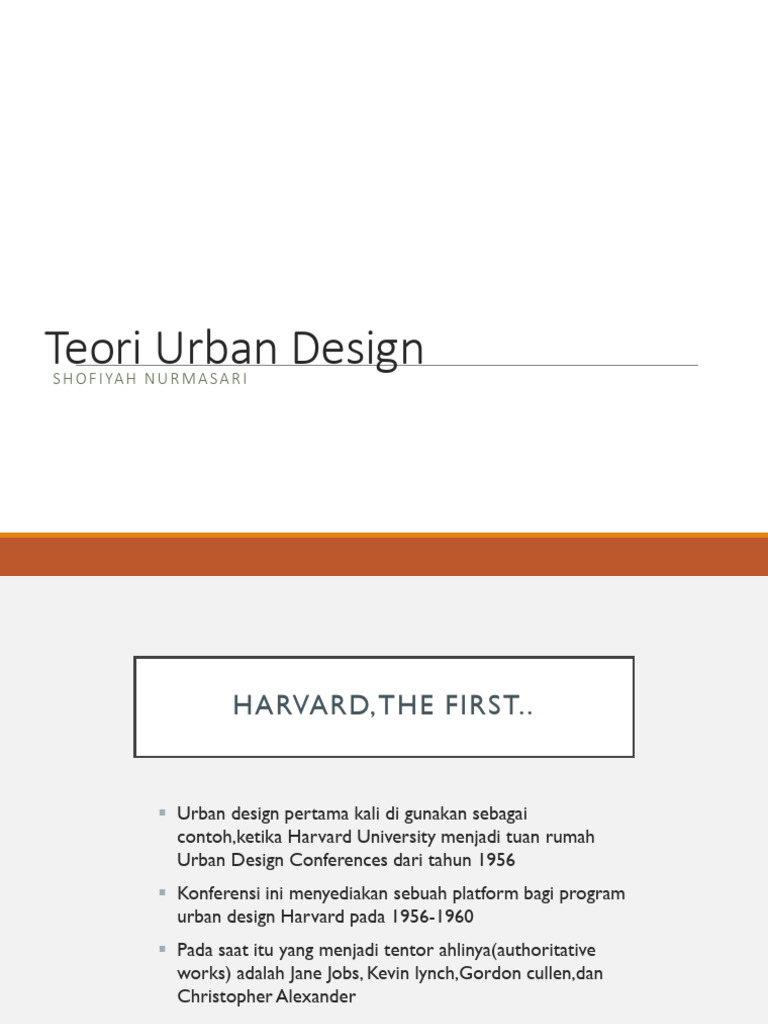 teori Urban-Design | PDF